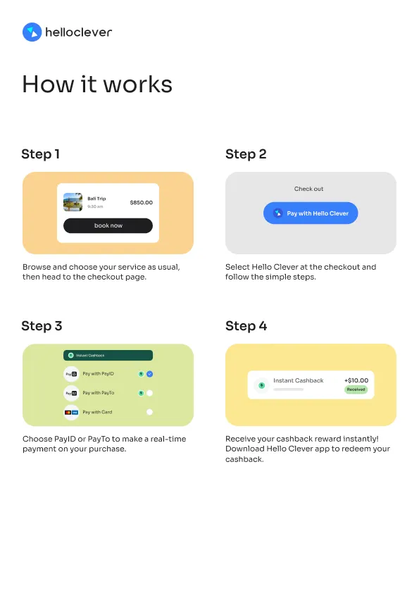 Hello Clever | TourByMe launches real-time payment with Hello Clever.